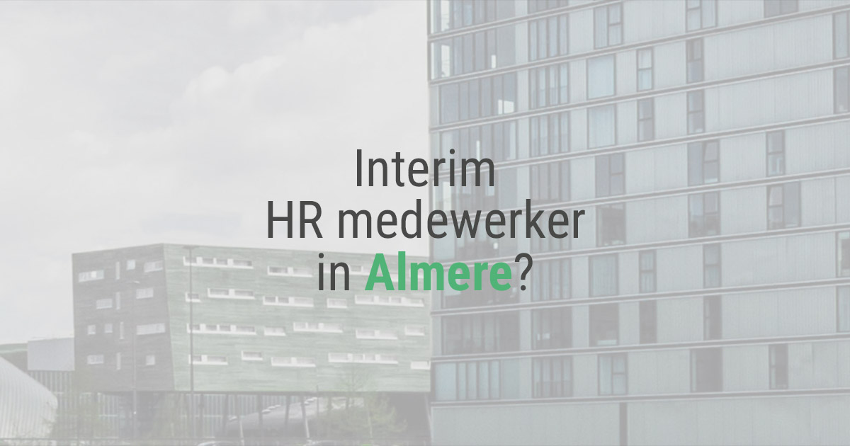 HR Medewerker in Almere - HR Specialist